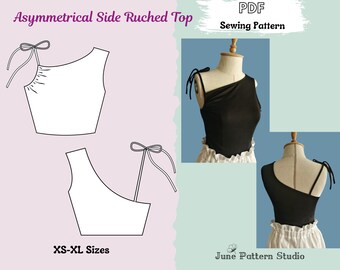 Ruched Top Sewing Pattern - Etsy