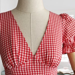 Open Tie Back Top Sewing Pattern Printable Sewing Pattern in - Etsy