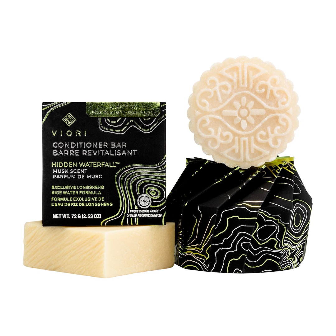 Solid Shampoo & Conditioner Bar Set | All-natural Rice Water Infused ...