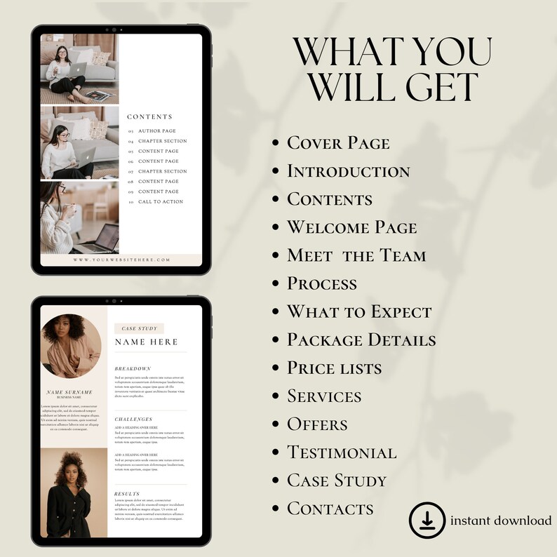 Services & Pricing Guide Template Canva, Virtual Assistant Pricing ...