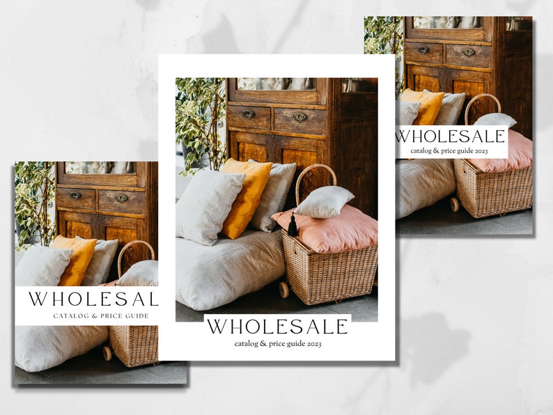 Wholesale Catalogue & Line Sheet Canva Template, Editable Linesheet for ...