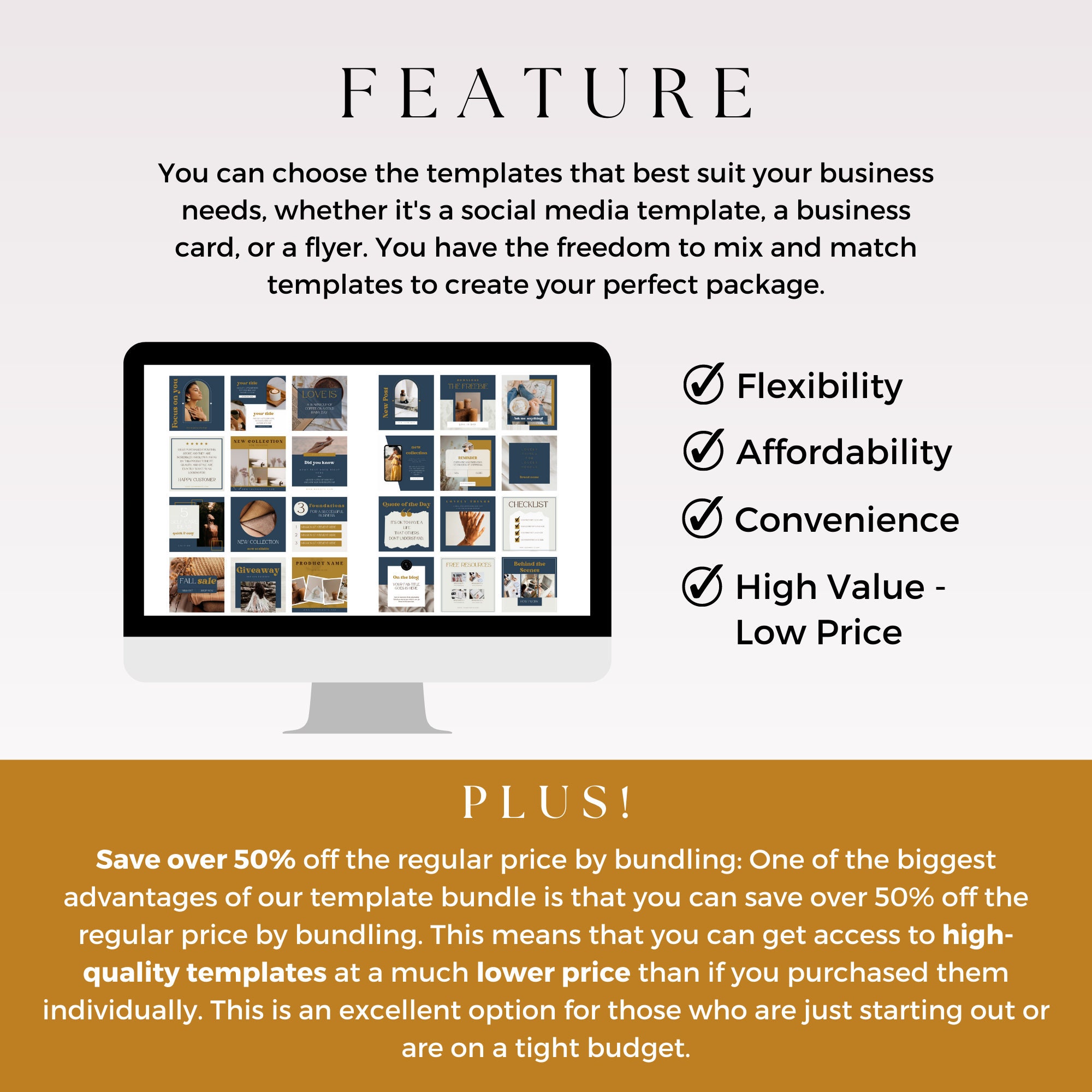 Canva Template Bundle: Business & Social Media, Workbook, Ebook - Etsy