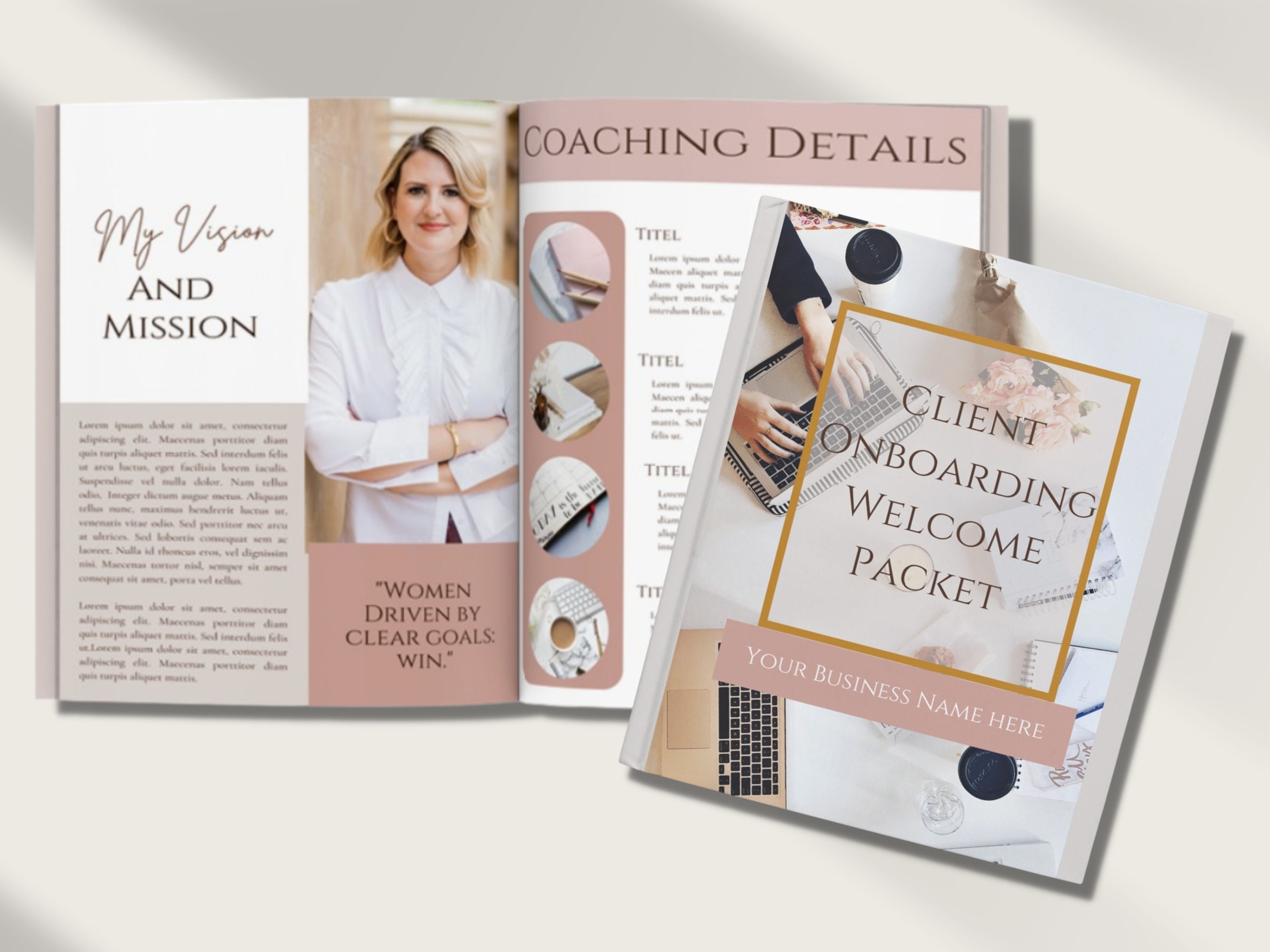 Client Welcome Packet Template | New Client Service Guide | Virtual ...