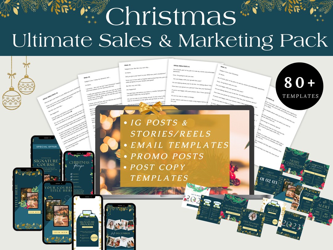 Christmas Sales & Marketing Pack for Coaches and Small Business Owners ...