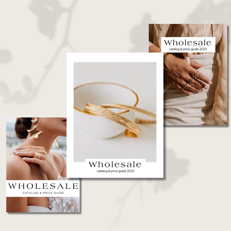 Wholesale Catalogue & Line Sheet Canva Template, Editable Linesheet for ...