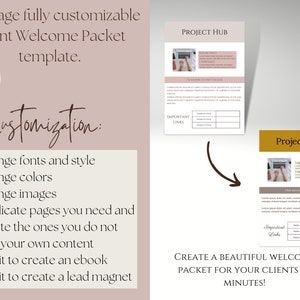 Client Welcome Packet Template | New Client Service Guide | Virtual Assistant Welcome Packet ...