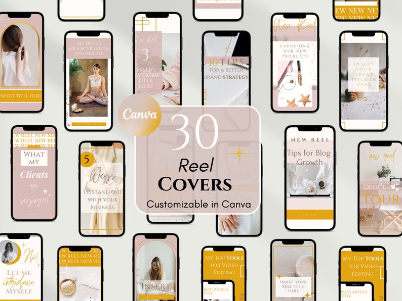 30 Instagram Reel Covers Template, Instagram Reels, Reel Covers ...