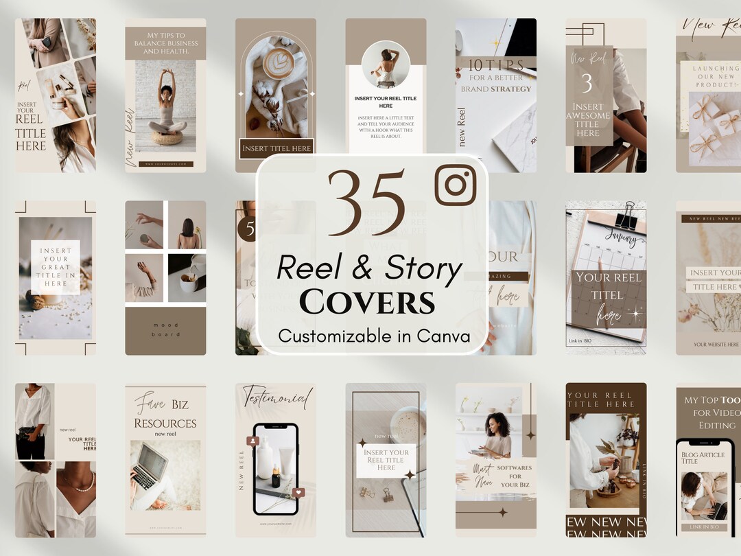35 Instagram Reel Covers Template, Instagram Reels, Reel Covers ...