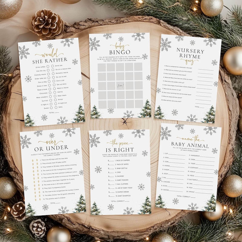 Snow Babies With Gold - Etsy UK