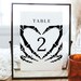 Gothic Wedding Table Numbers Template, Halloween Table Numbers ...