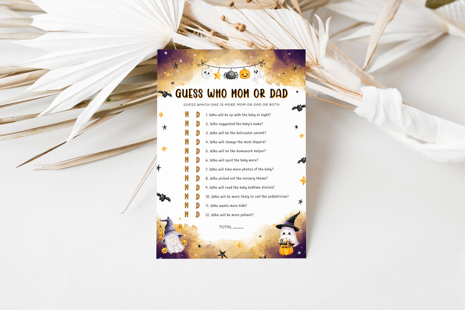 Guess Who Mom or Dad Baby Shower Game Template, Guess Who Mommy or ...