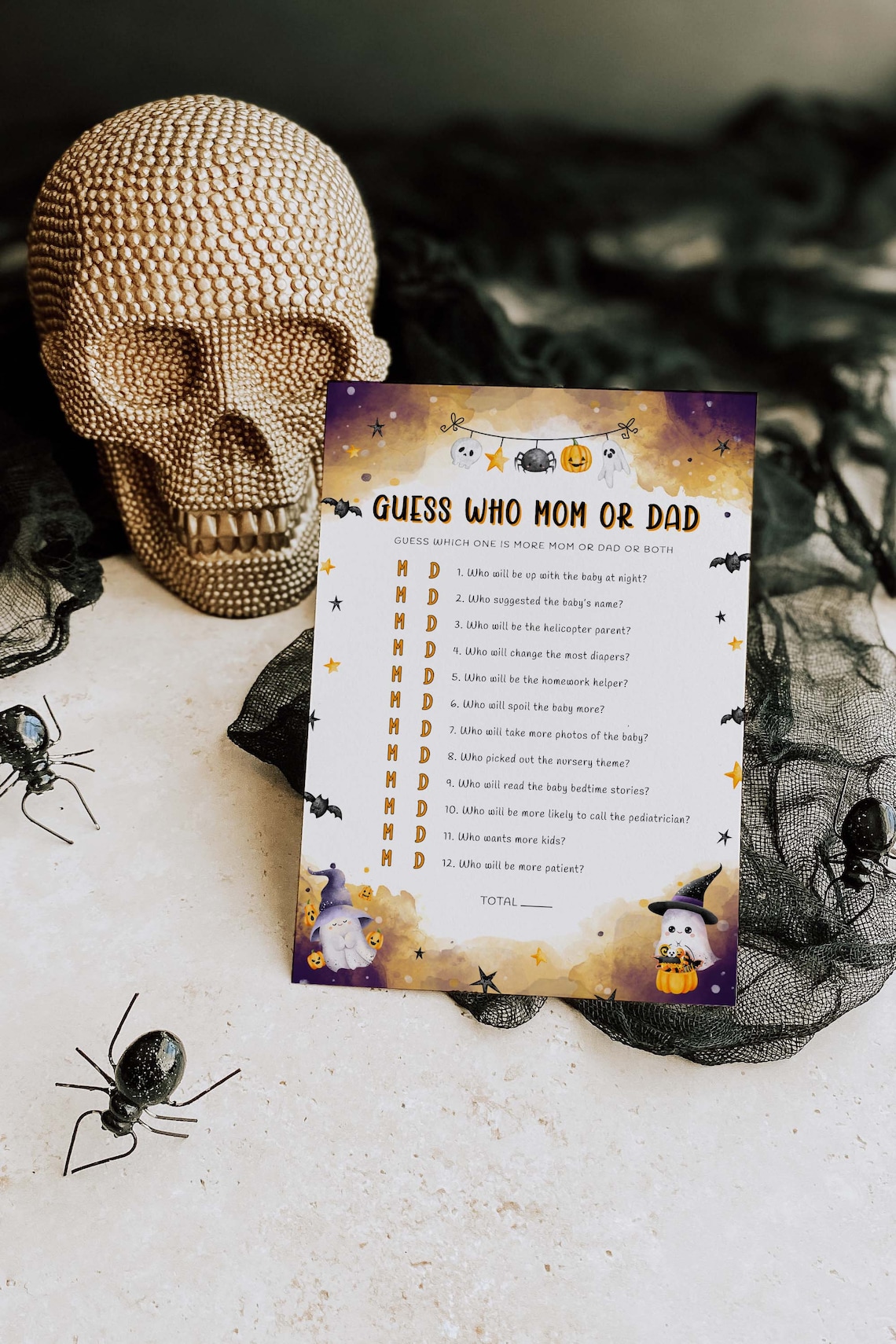 Guess Who Mom or Dad Baby Shower Game Template, Guess Who Mommy or ...