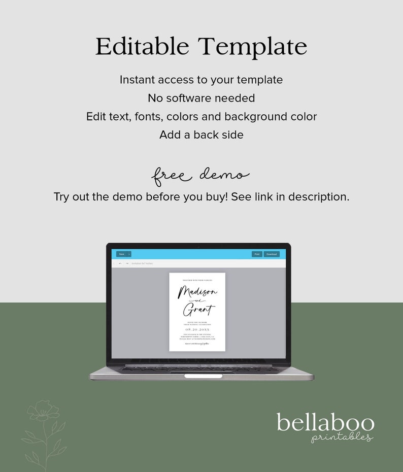 Printable in Loving Memory Sign Minimalist in Loving Memory - Etsy