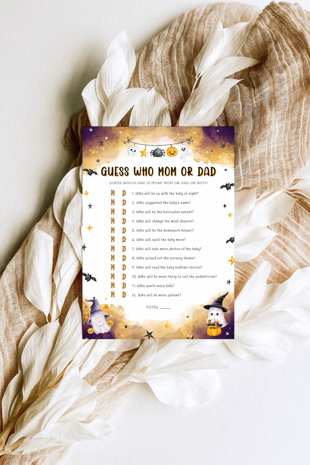 Guess Who Mom or Dad Baby Shower Game Template, Guess Who Mommy or ...