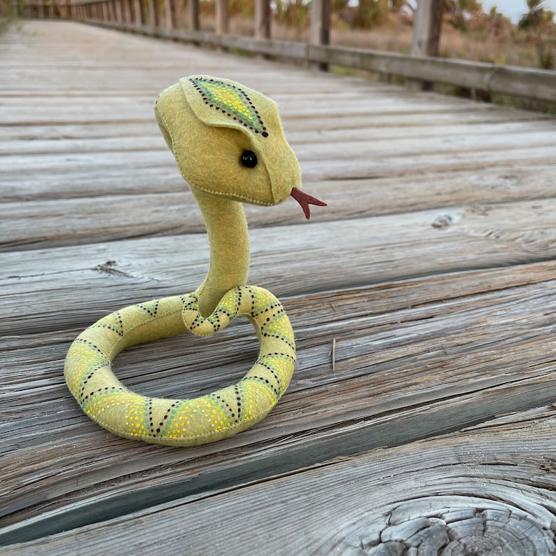 Felt Snake Sewing Pattern: DIY Stuffed Toy (PDF Pattern) - Etsy