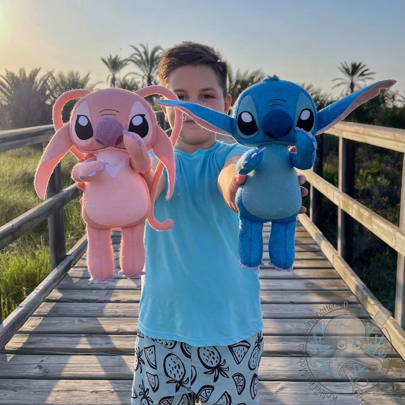 Alien Sewing Pattern Bundle, Stitch & Angel Stuffed Animal Toys PDF ...