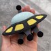 UFO Sewing Pattern Pdf. DIY Felt Alien Spaceship. UFO Sewing Template ...