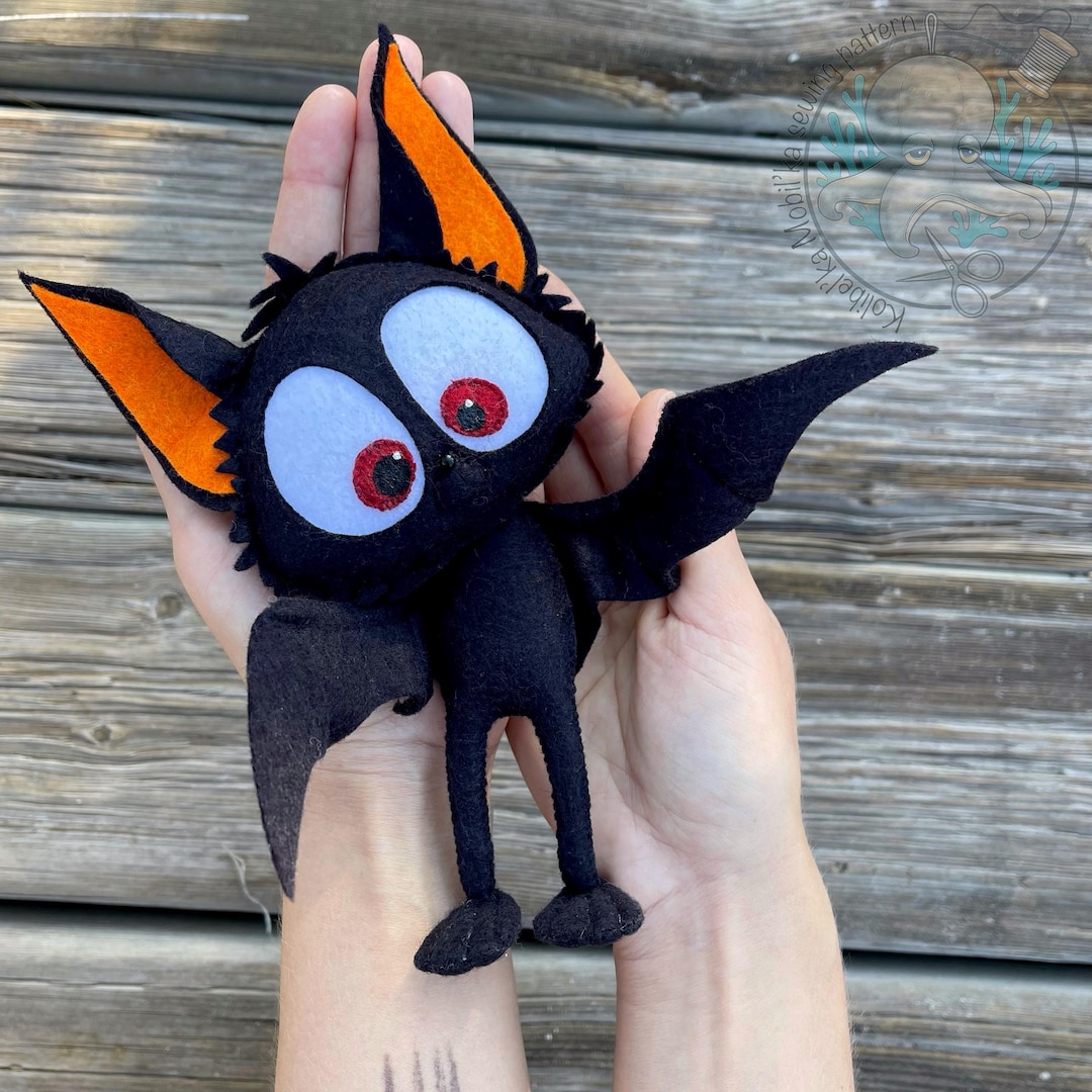 Felt Bat Sewing Pattern: DIY Plush Toy Tutorial (PDF) - Etsy
