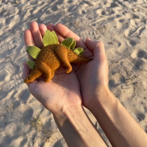 Stegosaurus Dinosaur. Dinosaurs Sewing Project PDF. DIY Stuffed Felt ...
