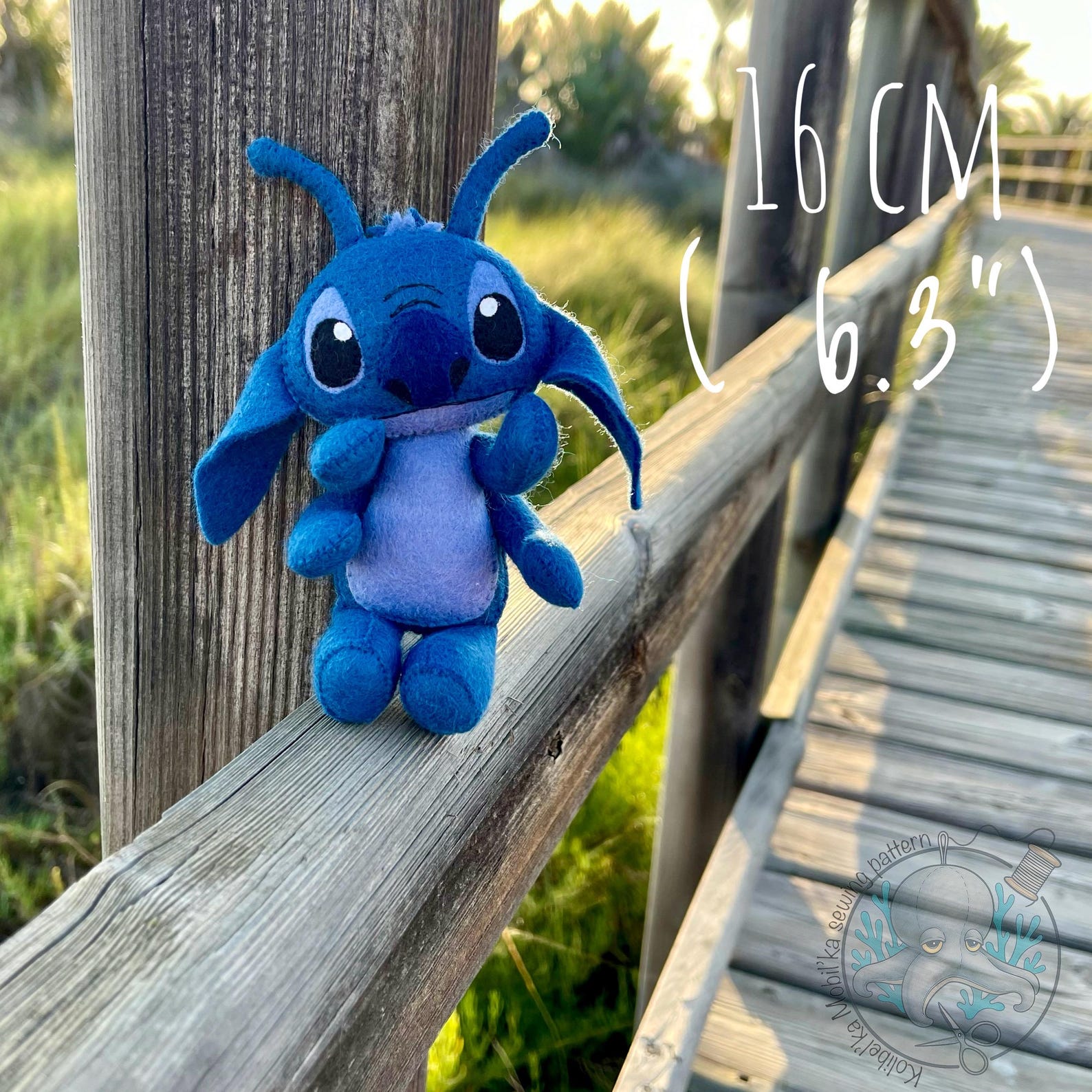 Stitch's Family Sewing Pattern: Alien Plush Toy Tutorial (PDF Pattern ...