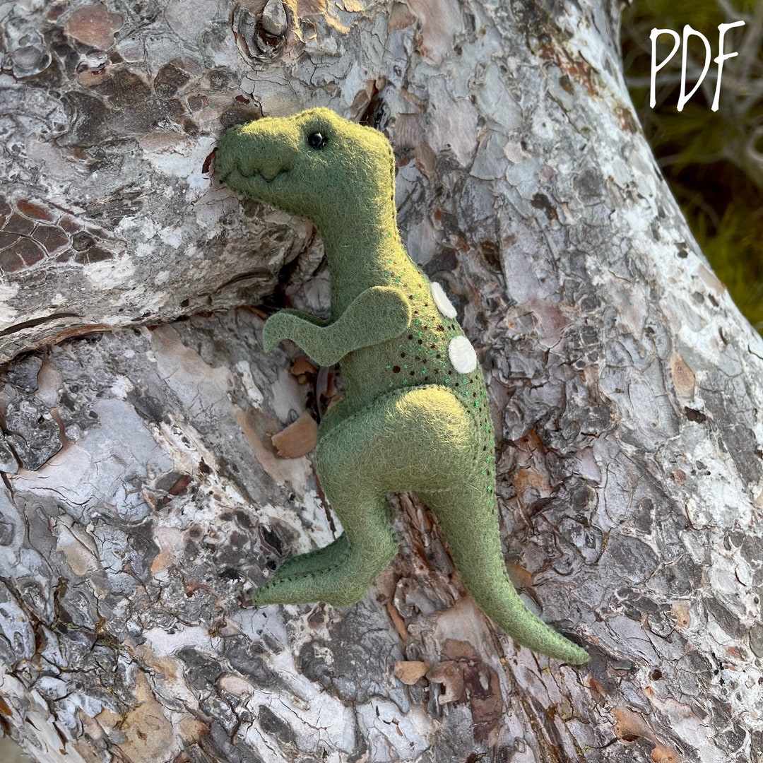 Felt T-rex Sewing Pattern: Dinosaur Mobile DIY (PDF) - Etsy