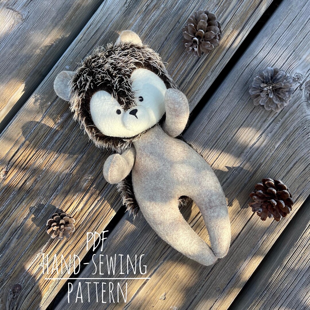 Hedgehog Sewing Pattern. Plush Hedgehog PDF Pattern. Woodland Animals ...