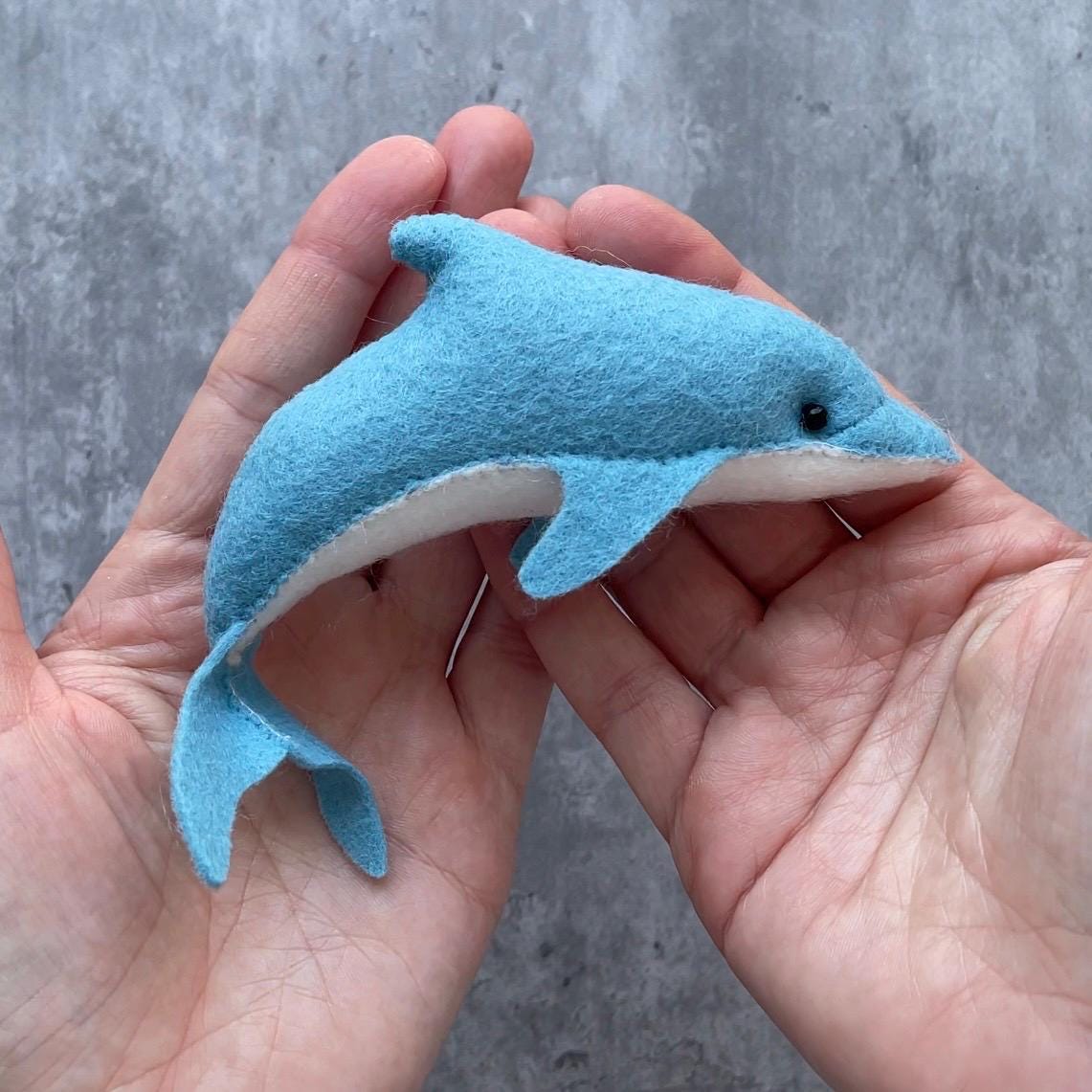 Felt Dolphins Sewing Pattern PDF. Sea Creatures Sewing Tutorial. Ocean ...