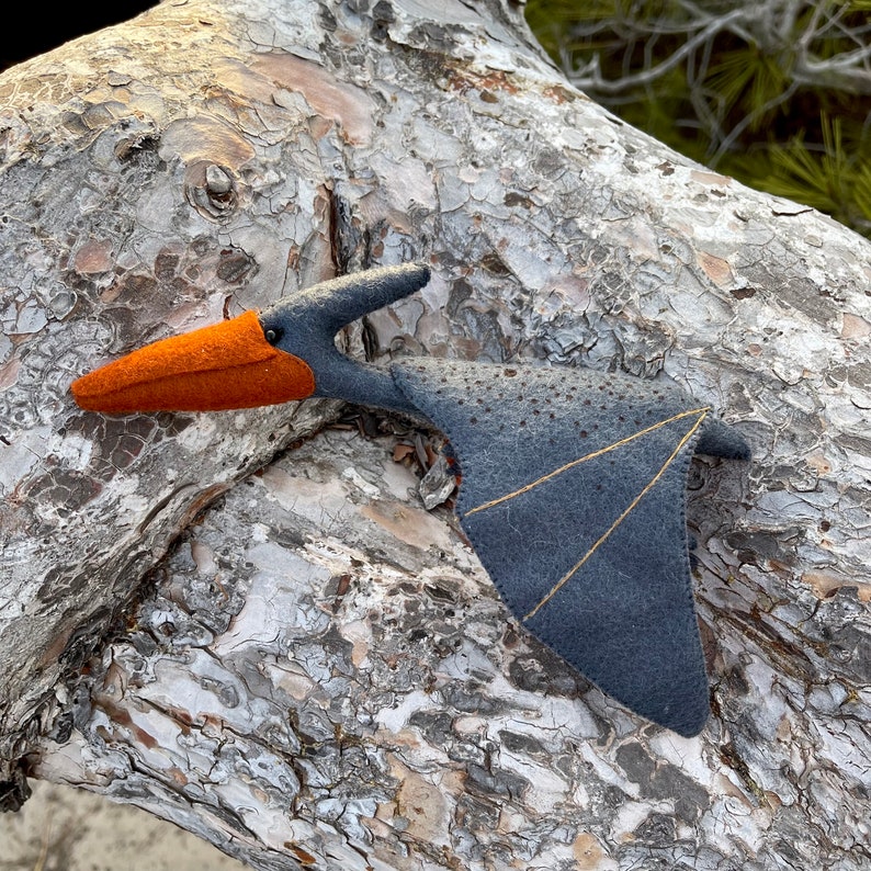 Pterodactyl Dinosaur PDF Pattern. Dinosaurs Sewing Project PDF. DIY ...