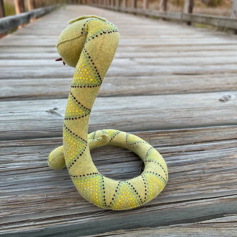Felt Snake Sewing Pattern: DIY Stuffed Toy (PDF Pattern) - Etsy