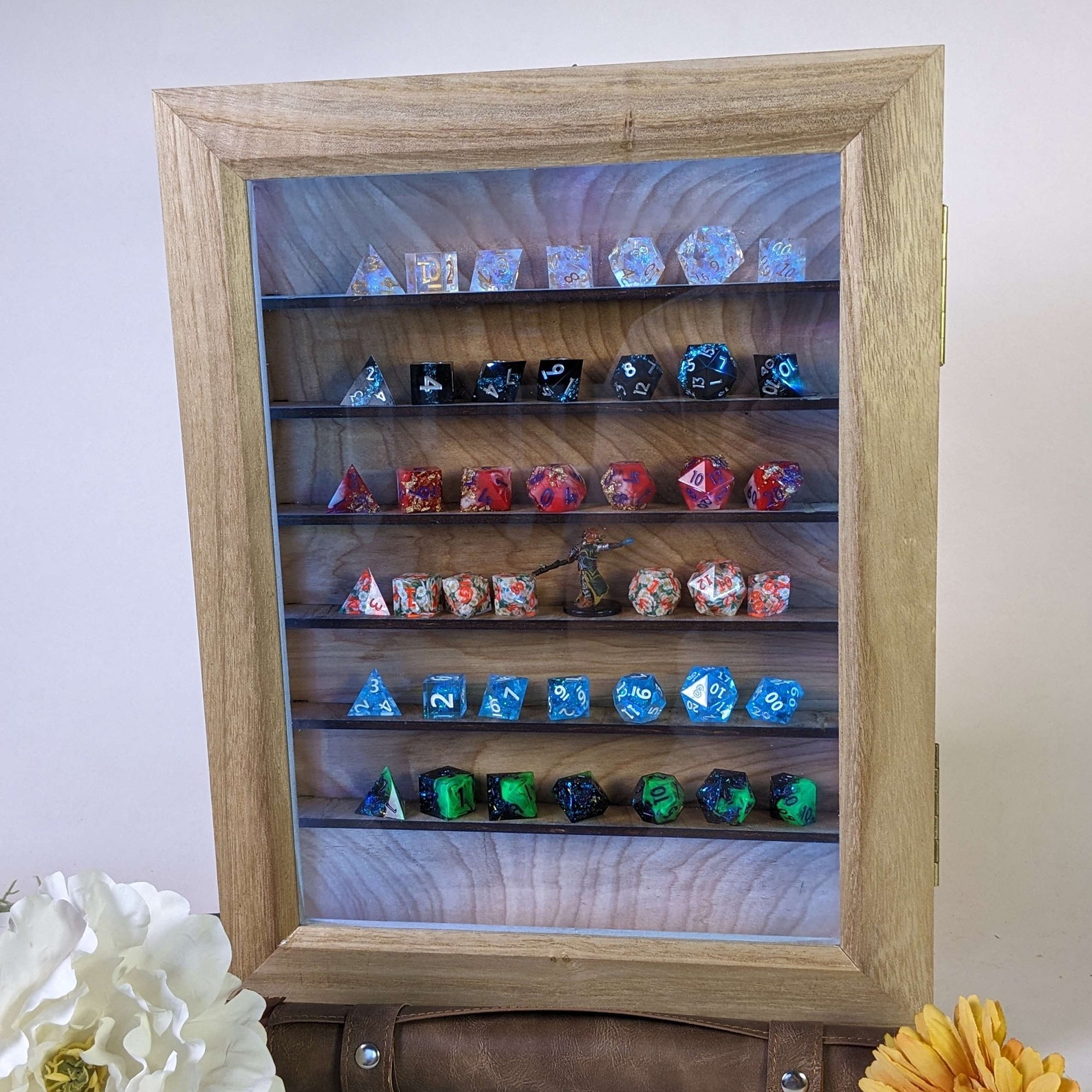 Luxury Dnd Dice Display Case Dungeons & Dragons Dice Shelf - Etsy