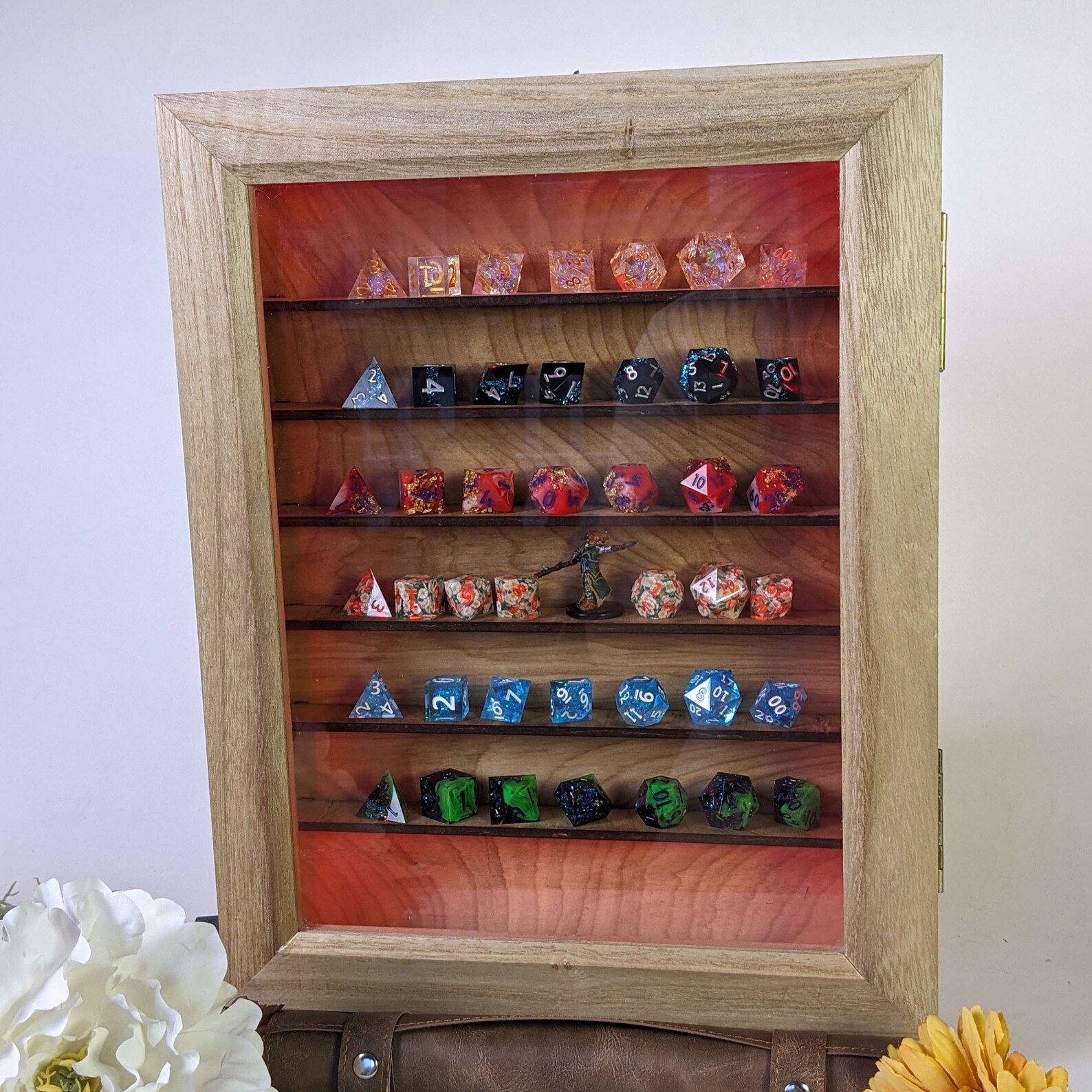 Luxury Dnd Dice Display Case Dungeons & Dragons Dice Shelf - Etsy