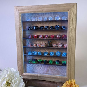 Luxury Dnd Dice Display Case Dungeons & Dragons Dice Shelf - Etsy