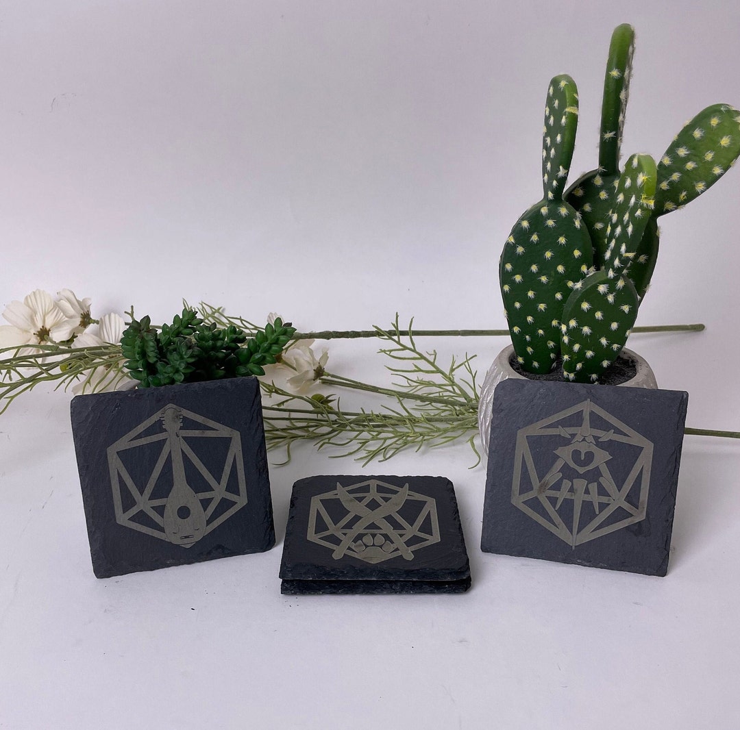 D&D Class Coasters, Dungeons and Dragons Coasters, Dnd Class Coasters ...