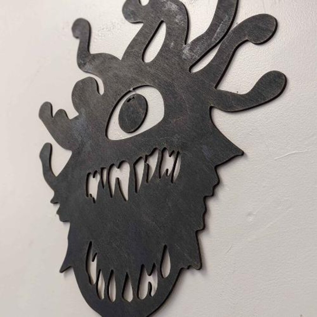 Beholder - Dungeons and Dragons Wall Decor - D&d Wall Art - Nerdy Wall ...