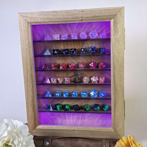 Luxury Dnd Dice Display Case - Dungeons & Dragons Dice Shelf - Etsy
