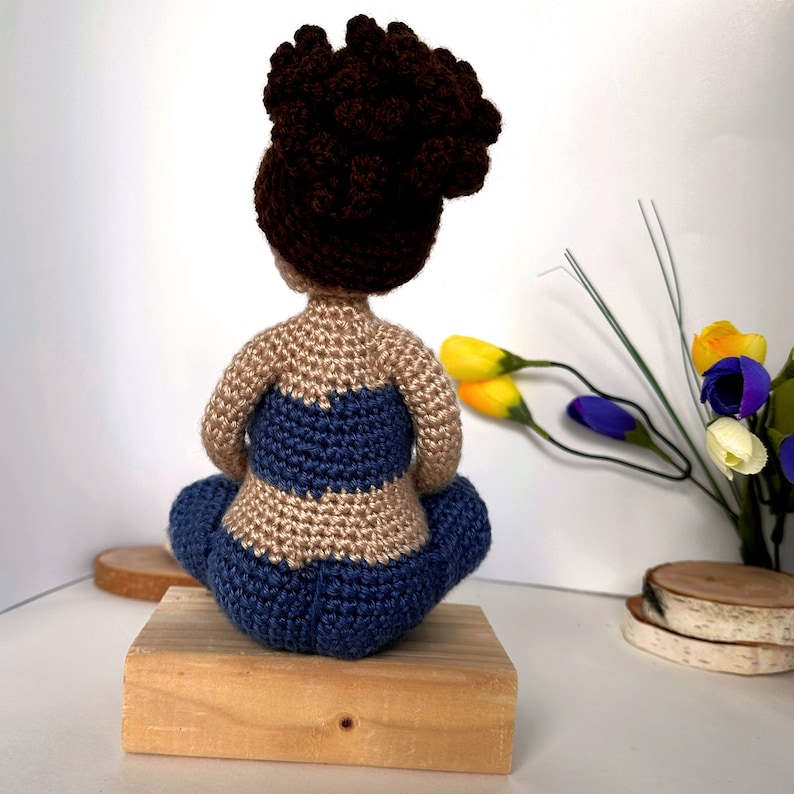 Crochet Amigurumi Pattern Yogi Girl, DIY Crochet Toy, Crochet Decor ...