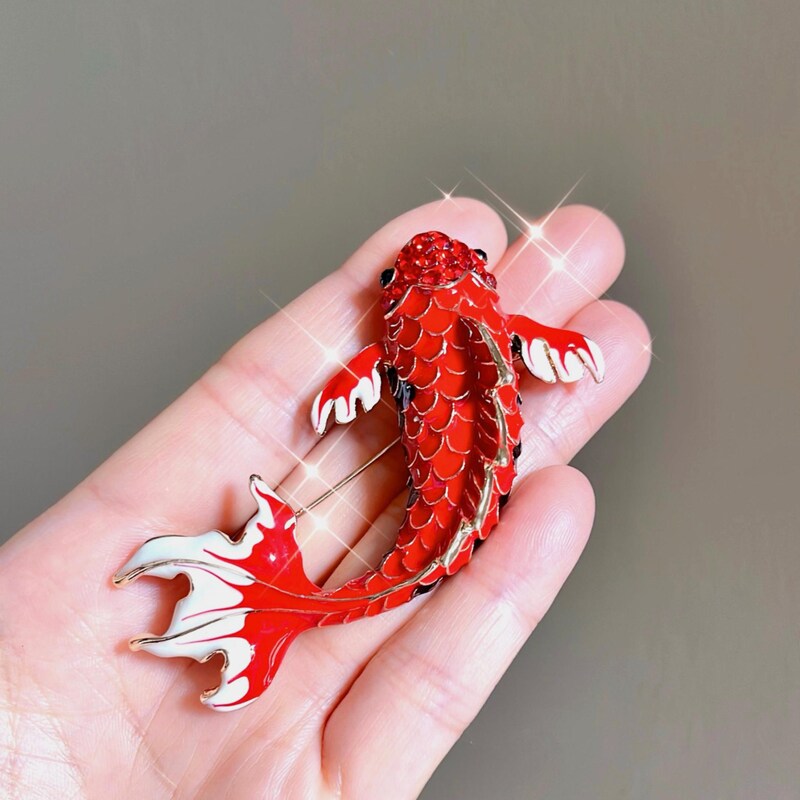 Vintage Fish Brooch - Etsy