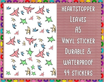 Hoja de heartstopper - Etsy España