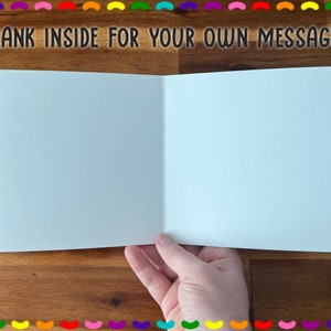 Heartstopper Inspired 'hi' Greetings Card: Kawaii Birthday Card - Etsy