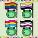 LGBTQ Frog Holding Pride Flag Sticker Pride Frog Sticker Lgbt Sticker ...
