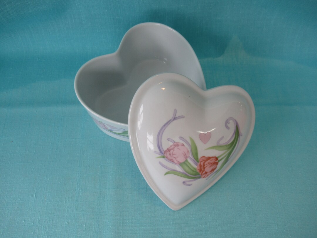Heart Box With Lid, Especially for You! F.T.D. 1990 - Etsy