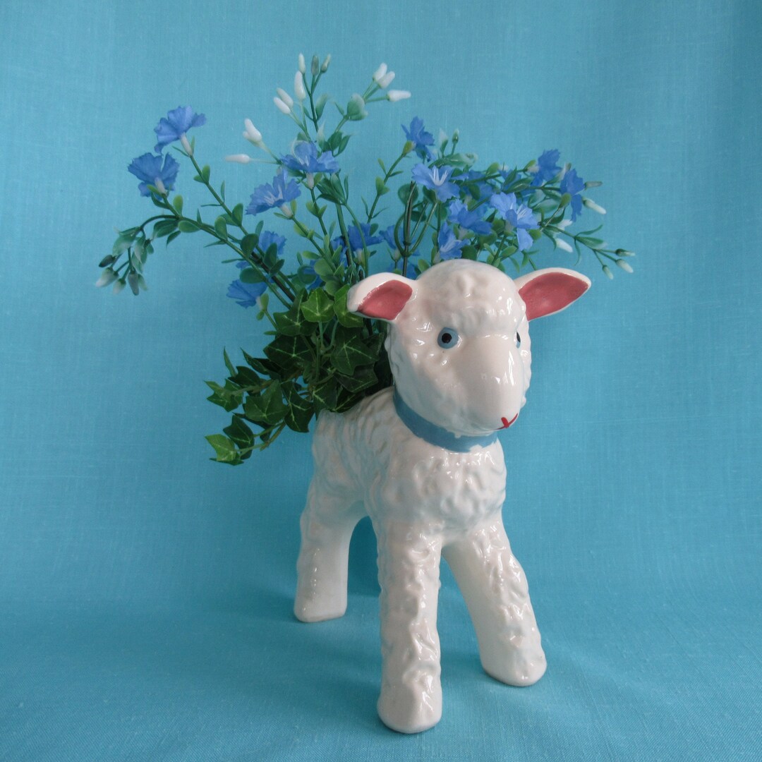 Vintage Lamb Planter, Hull Pottery - Etsy