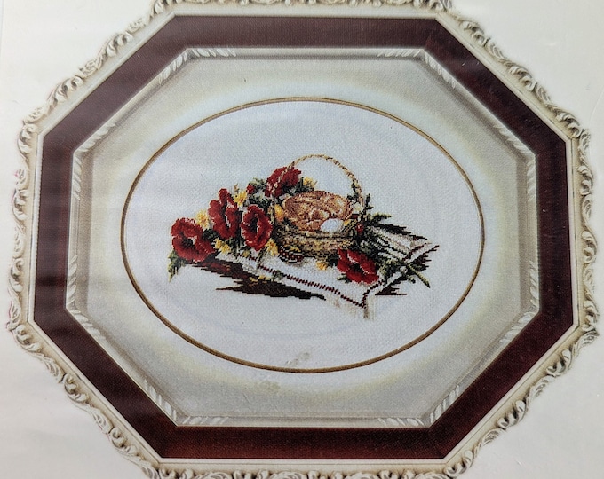 Jean Mcintosh Petit Point Kit M-102, 3 Thread, Vintage Floral Design ...