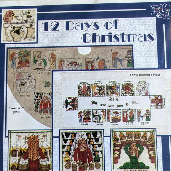 12 Days of Christmas Cross Stitch - Etsy