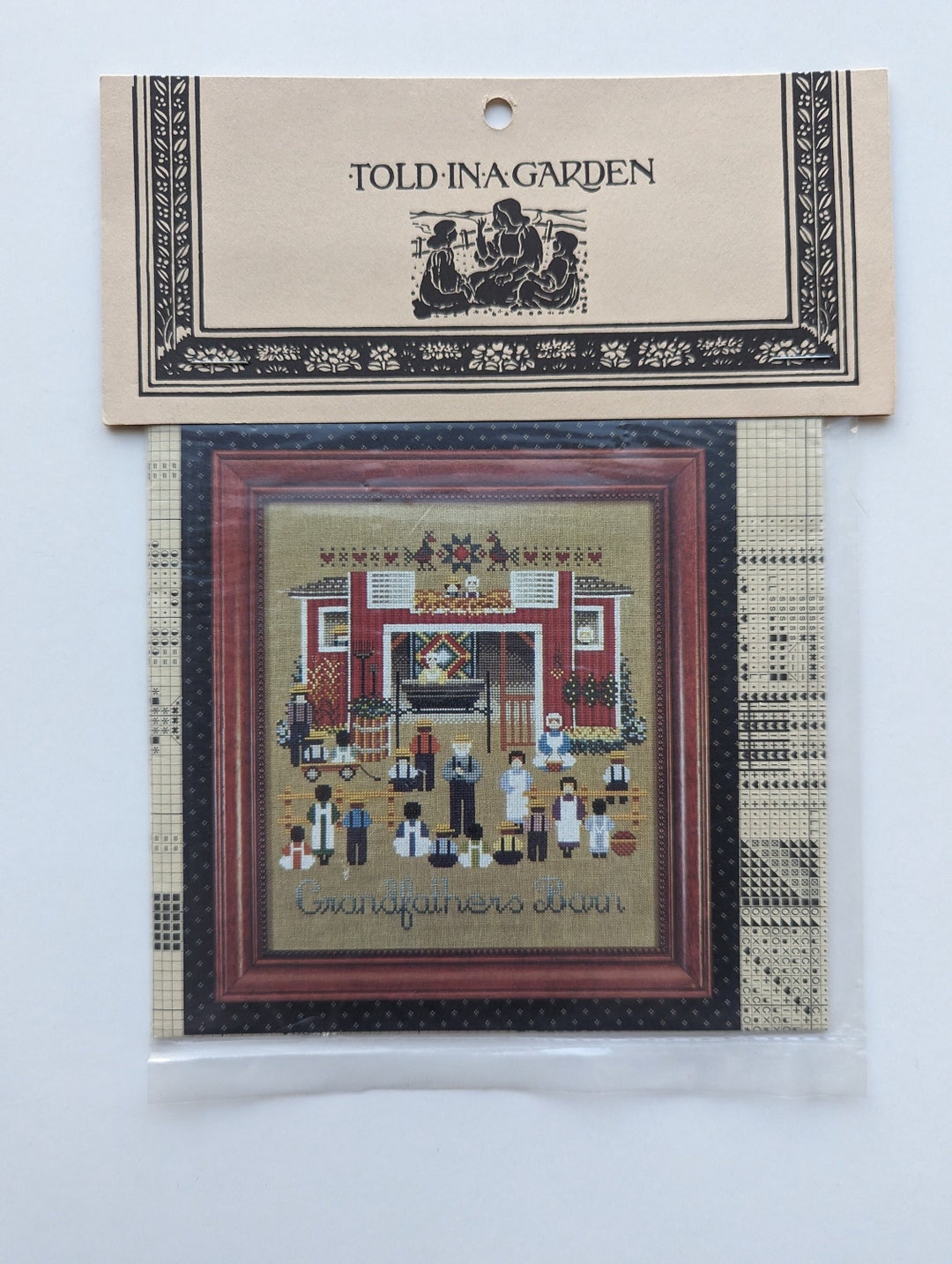 Told in a Garden "grandfather's Barn" Cross Stitch Pattern - Etsy