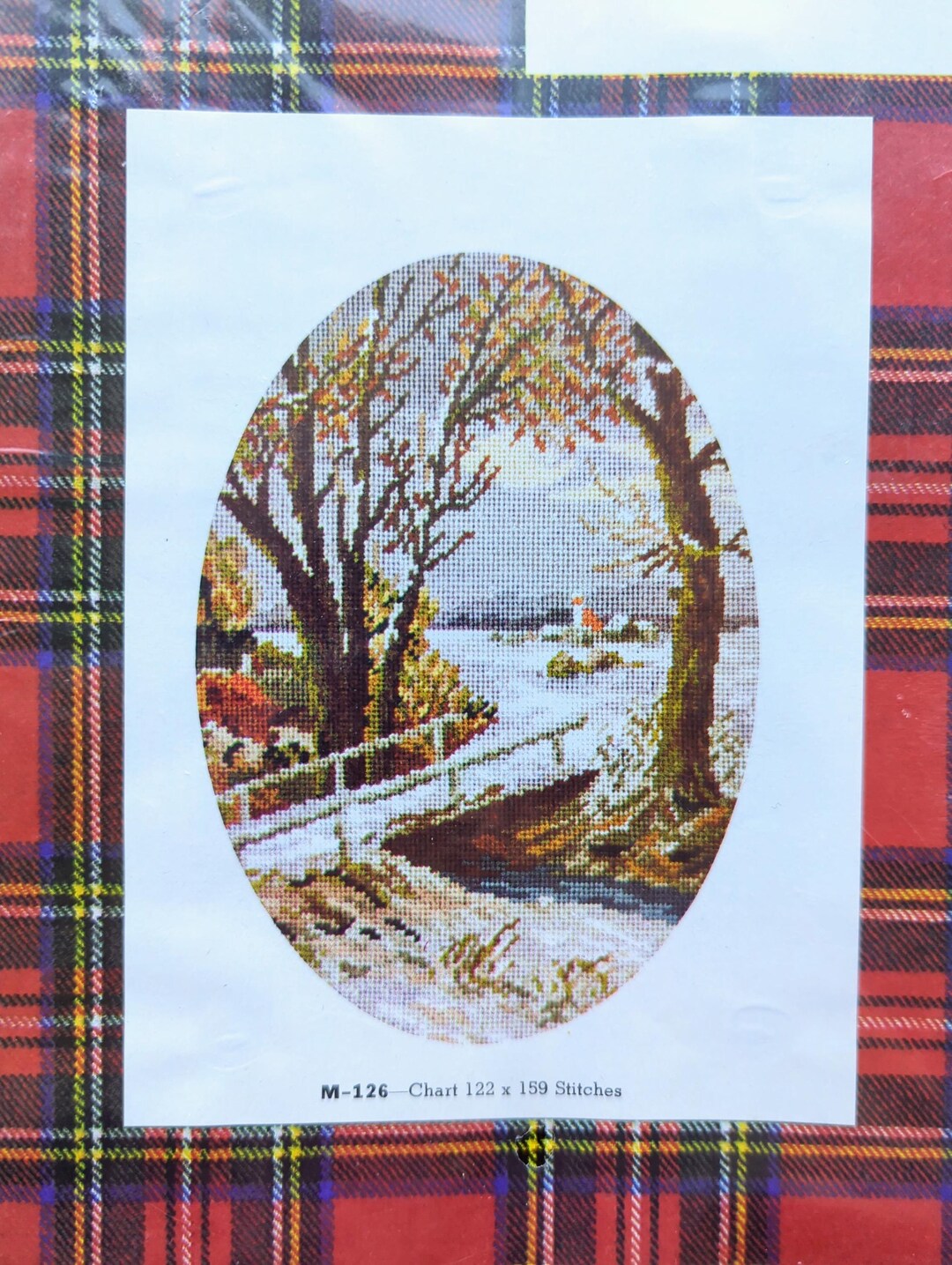 Winter Landscape by Moonlight Needlepoint Chart, Jean Mcintosh ...