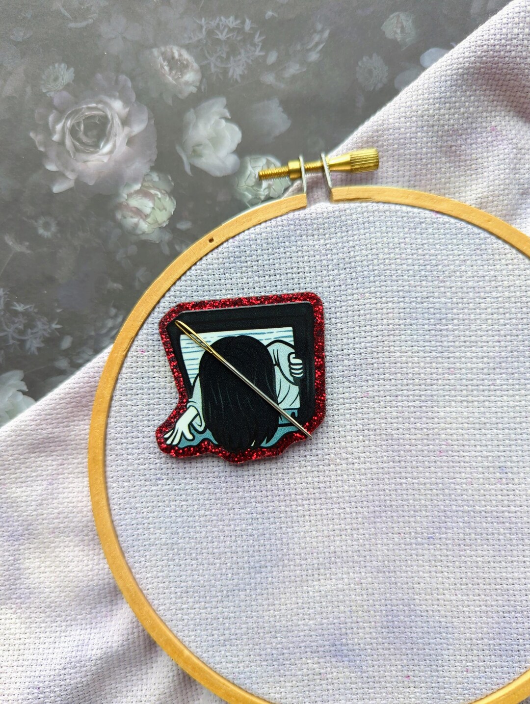 Cute Ring Girl Needle Minder, Large Needle Minder With Neodymium ...