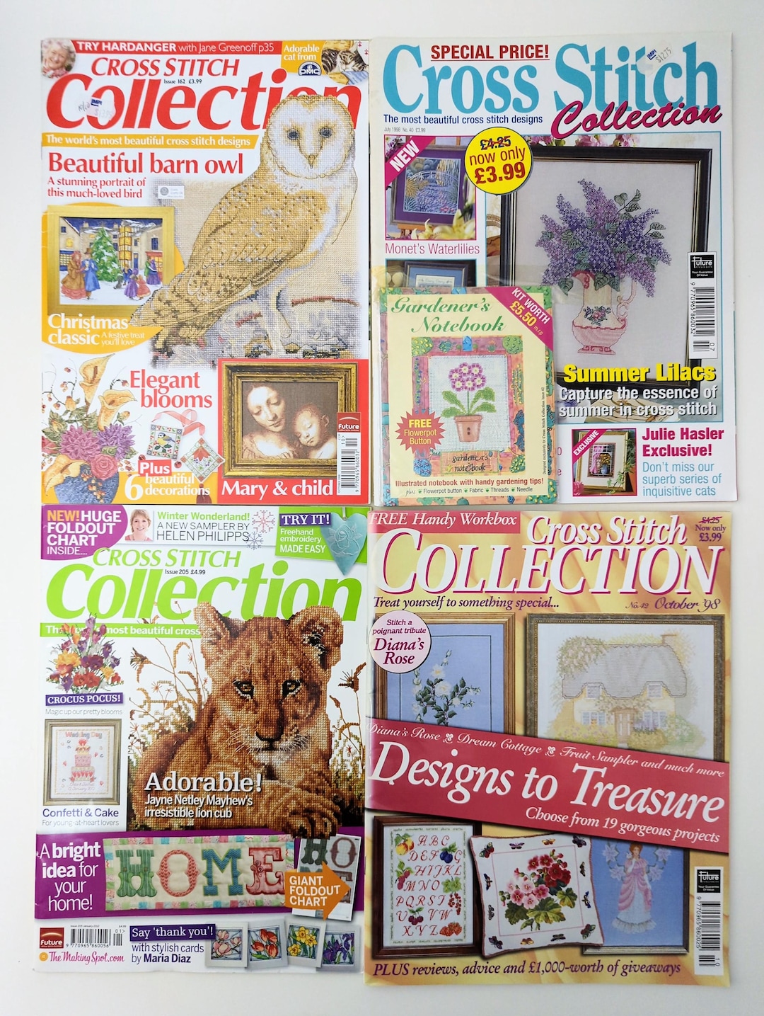Cross Stitch Collection Magazines, Vintage British Magazine, Counted ...