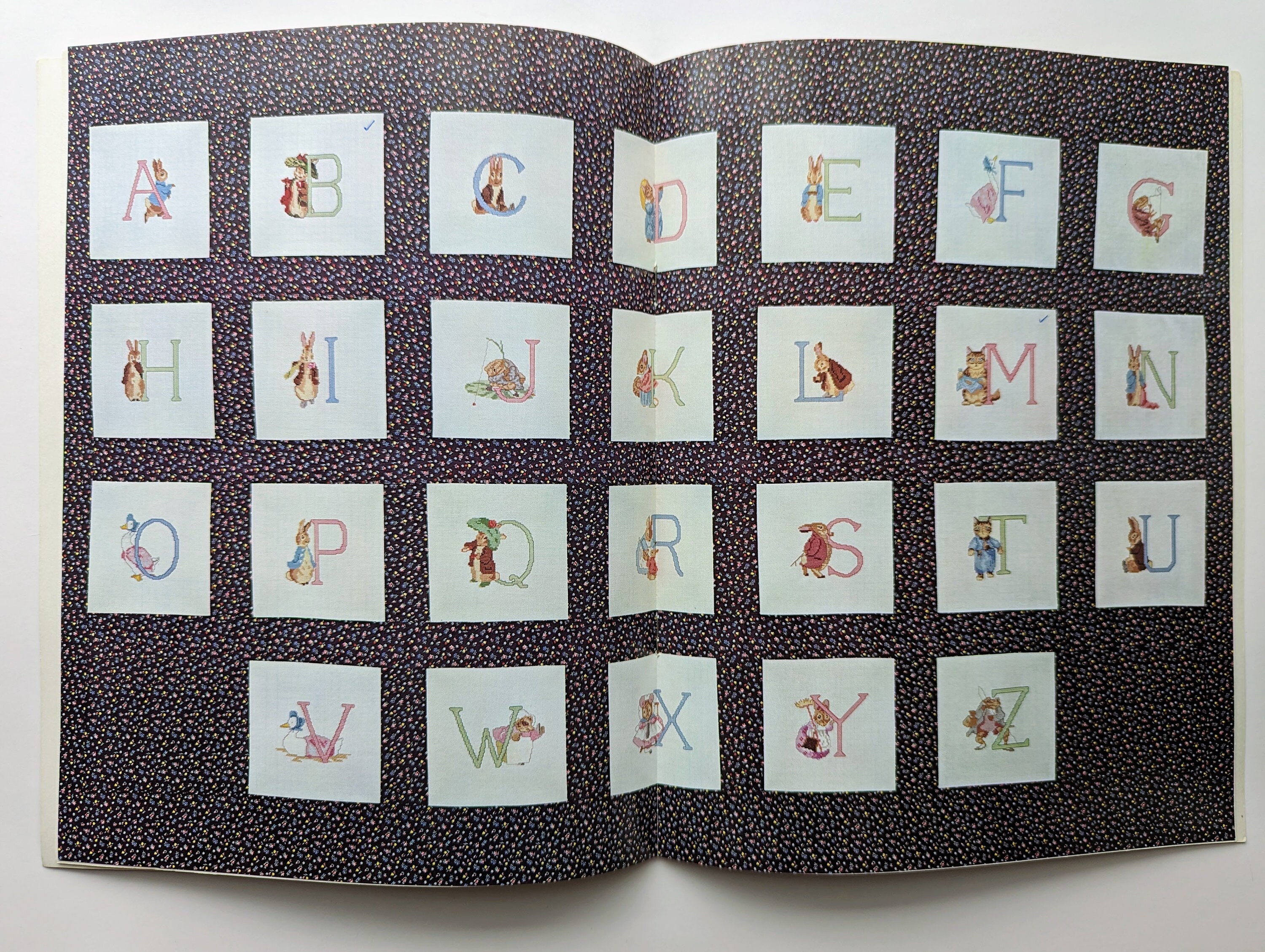 Peter Rabbit Abc's Counted Cross Stitch Booklet Beatrix - Etsy