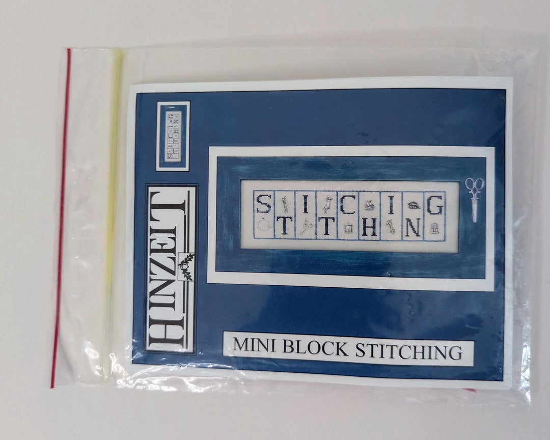 Mini Block Stitching CHART and CHARMS Counted Cross Stitch Pattern ...